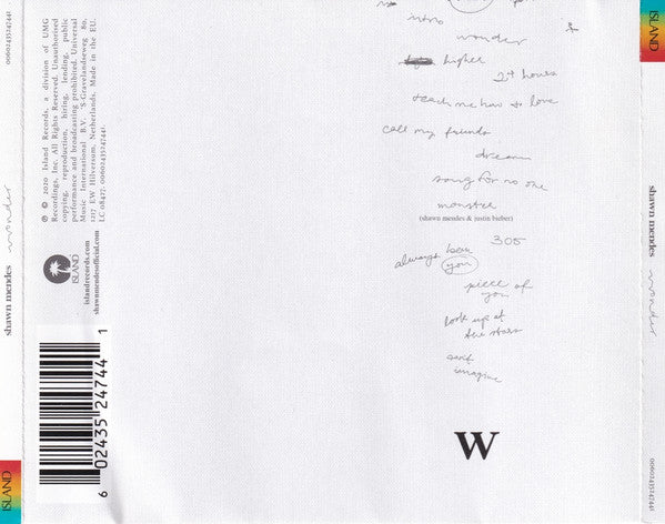 The Vintage Store - Shawn Mendes – Wonder - CD
