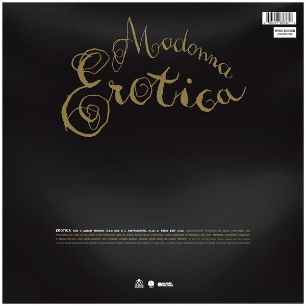 The Vintage Store - Madonna – Erotica - LP