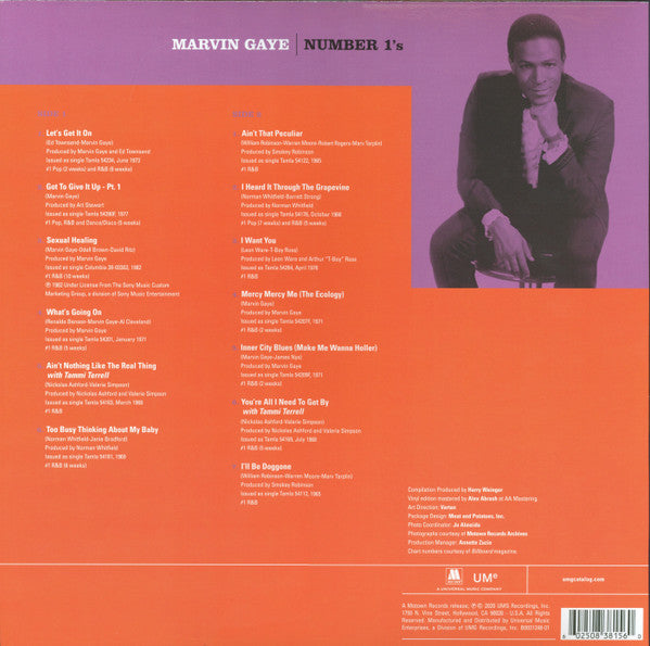 The Vintage Store - Marvin Gaye - Number Ones - LP Morado