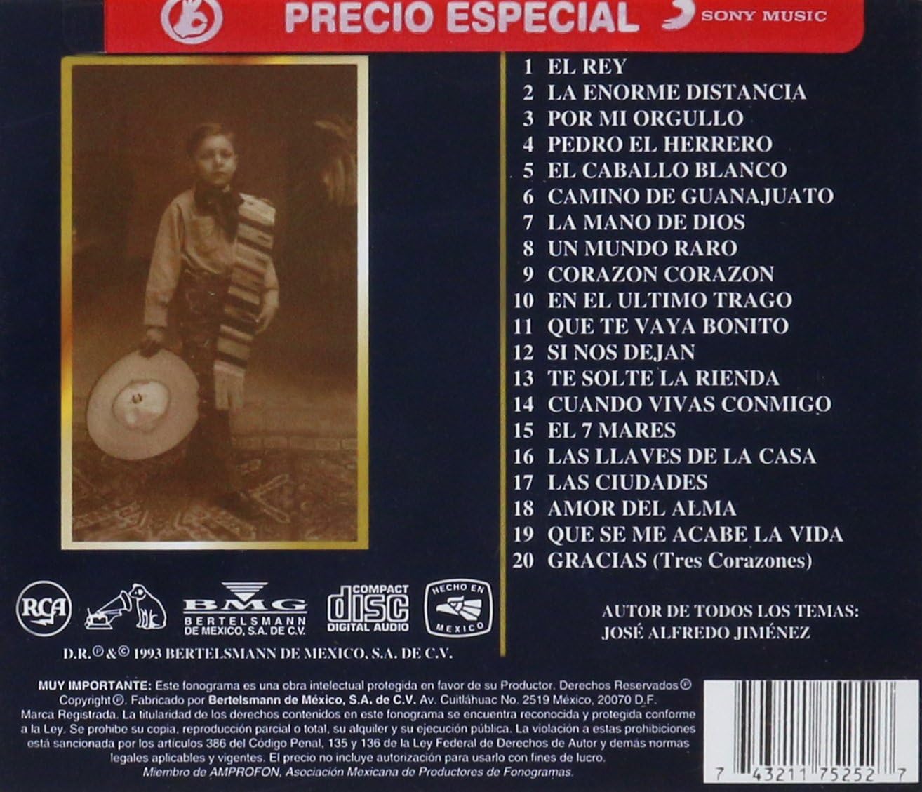 The Vintage Store - José Alfredo Jiménez – Sigo Siendo El Rey CD